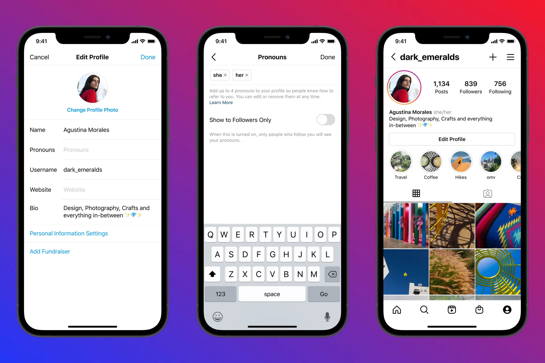 Instagram cria espaço para você definir seus pronomes no perfil ...