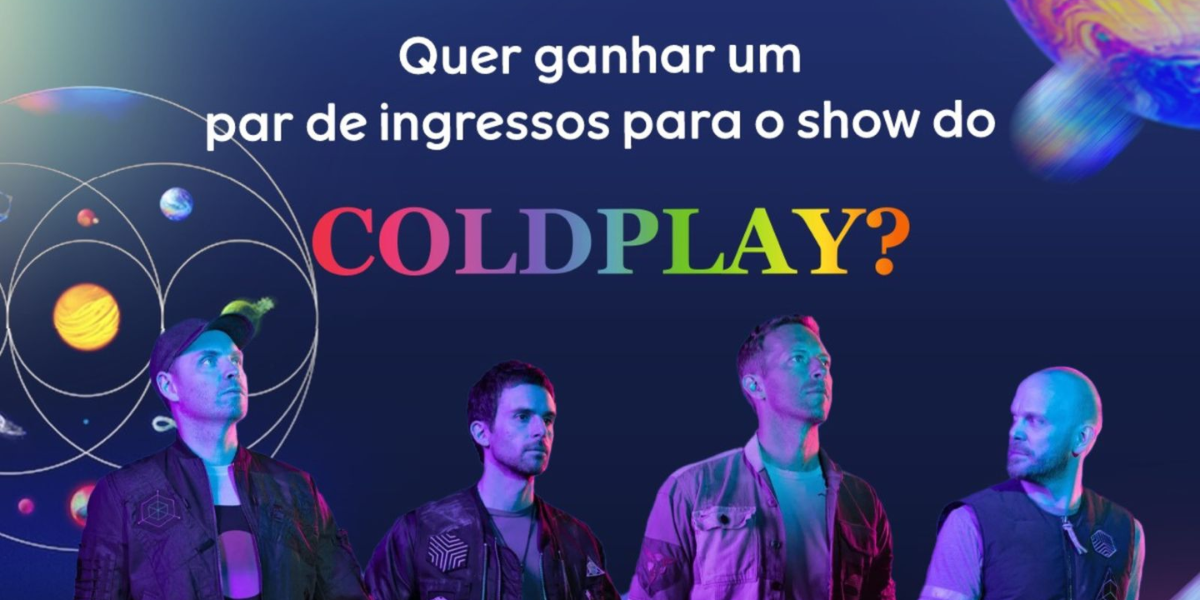 Coldplay vai dar ingressos no Brasil para quem montar plano de emissão ...